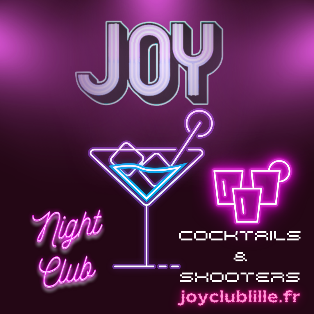 Carte du JOY Club - JOY CLUB LILLE
